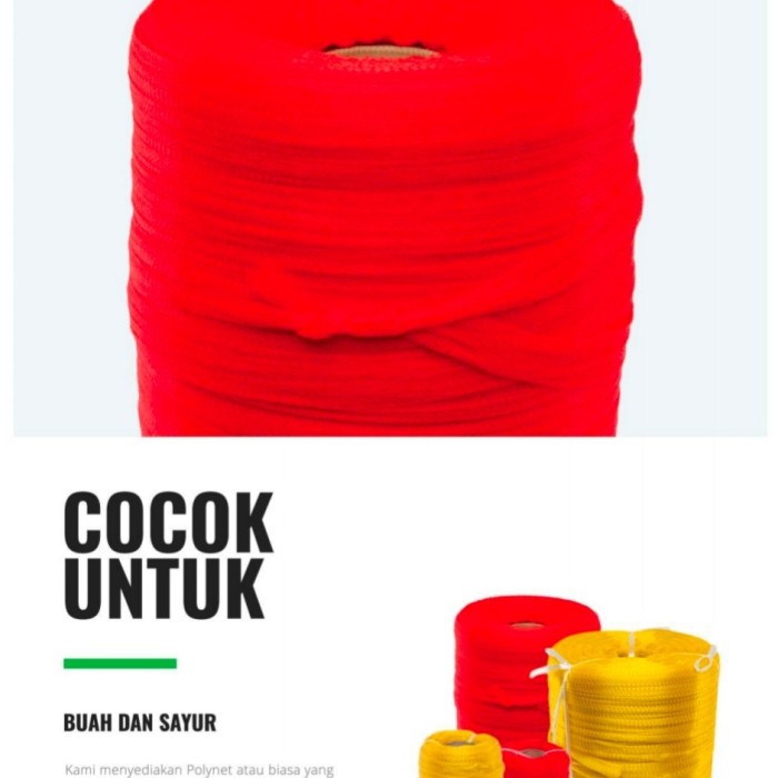 Jual POLYNET ROLL 1000 METER JUMBO - RAMBANG - JARING BUAH | Shopee ...