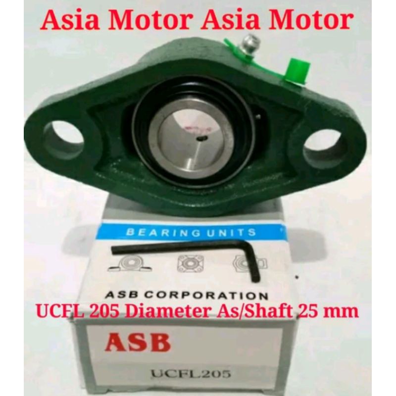 Jual Pillow Block Bearing UCFL205 As 25 mm ASB Pilow Blok Laher UCFL 205 - 25 mm ASB As Shaft As ...