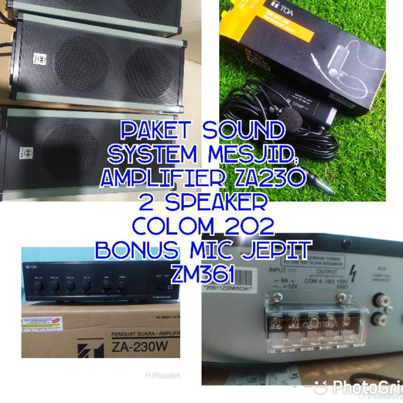 Jual paket sound system untuk Mesjid ruang pertemuan gedung serbaguna ...