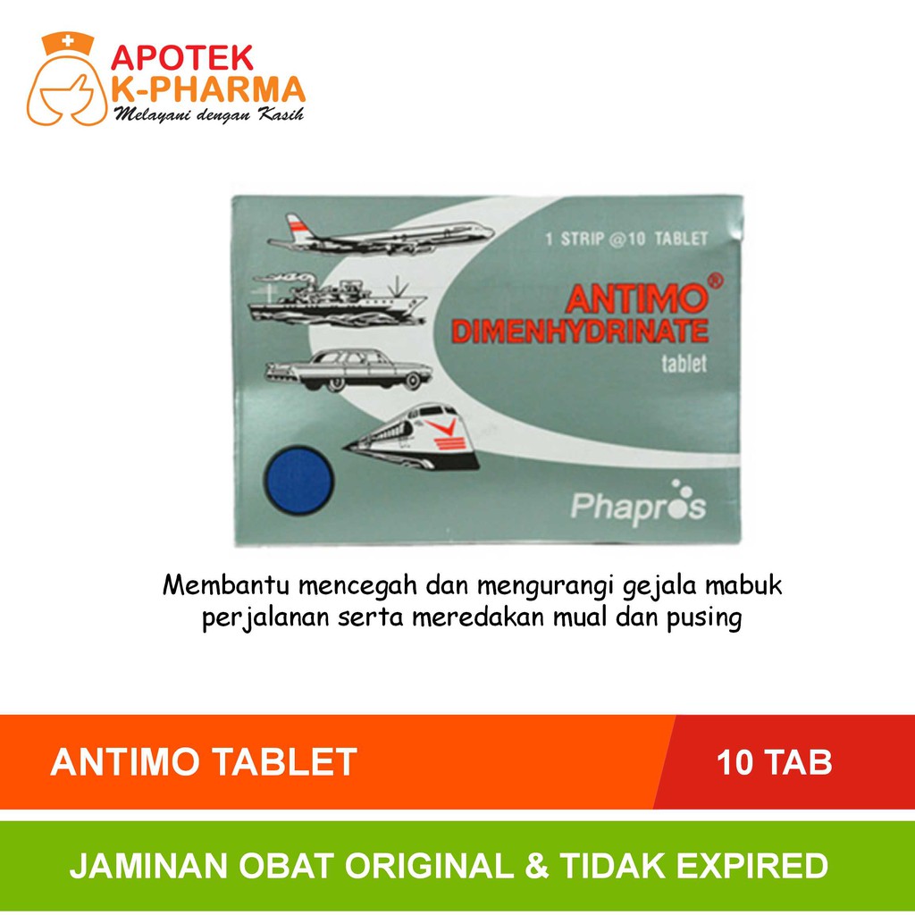 Jual Antimo Strip isi 10 Tablet Original Pharpros | Shopee Indonesia