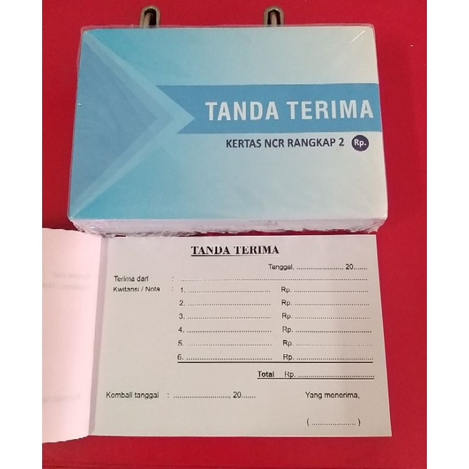 Jual [PACK ISI 10] TANDA TERIMA UANG 2 PLY / TANDA TERIMA RUPIAH 2 PLY ...