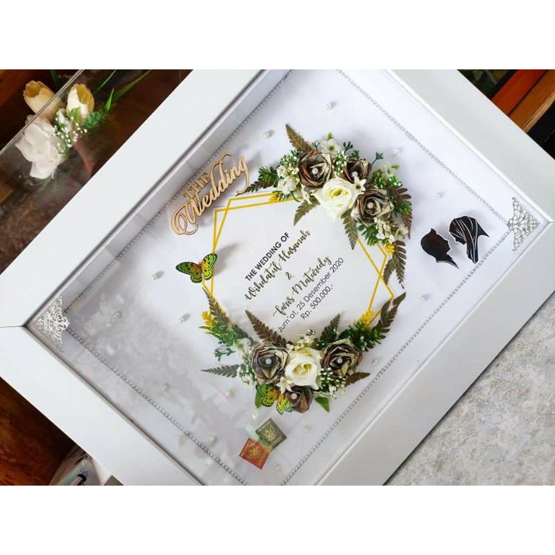 Jual MAHAR PERNIKAHAN MODEL HEXAGONAL RUSTIC | Shopee Indonesia