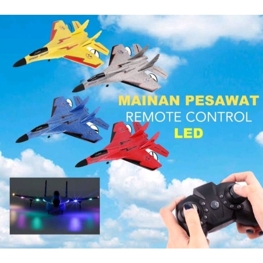 Jual SGS - Mainan Pesawat F22 Terbang Remote Control LED 2.4 Ghz USB ...