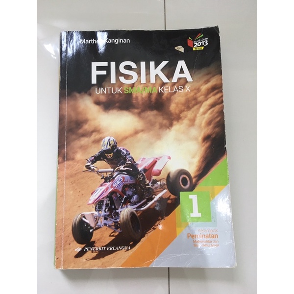 Jual Buku Paket Fisika SMA/MA Kelas X SMA/MK Penerbit Erlangga Pengarang Marthen Kanginan ...