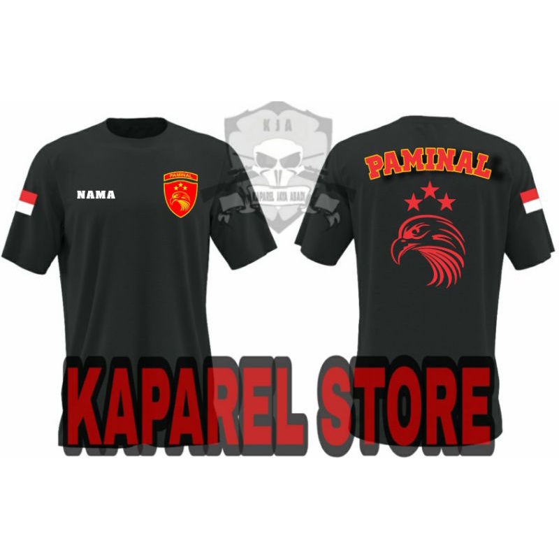 Jual Kaos Logo Paminal Polisi / Baju Polisi Paminal / Atasan Paminal ...