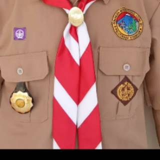 Jual PERLENGKAPAN PRAMUKA, KACU PRAMUKA PEMBINA PANJANG BAHAN SATIN ...