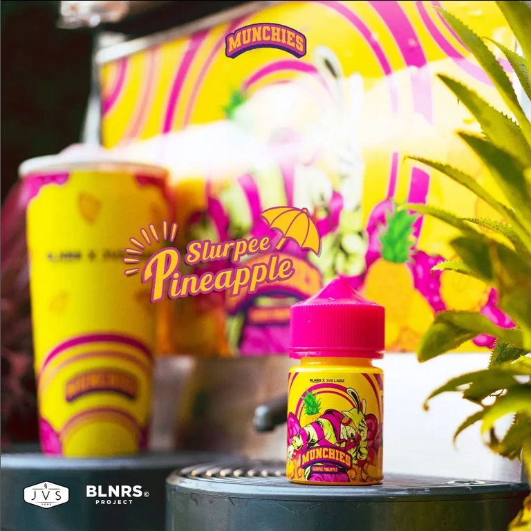 Jual Liquid MUNCHIES V5 SLURPEE PINEAPPLE 60ML nic 3mg by BLNRS Project ...