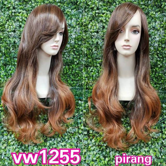 Jual Wig curly poni samping.Rambut palsu wanita poni samping Hitam ...