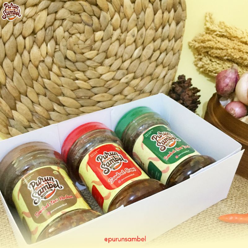 Jual Purun Sambel Hampers Makanan Paket Sambel 3 Varian Paket Hampers ... Jual Purun Sambel Hampers Makanan Paket Sambel 3 Varian Paket Hampers ...
