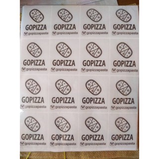 Jual Cetak Stiker Transparan A3 Logo Label Makanan Kue Snack Minuman ...