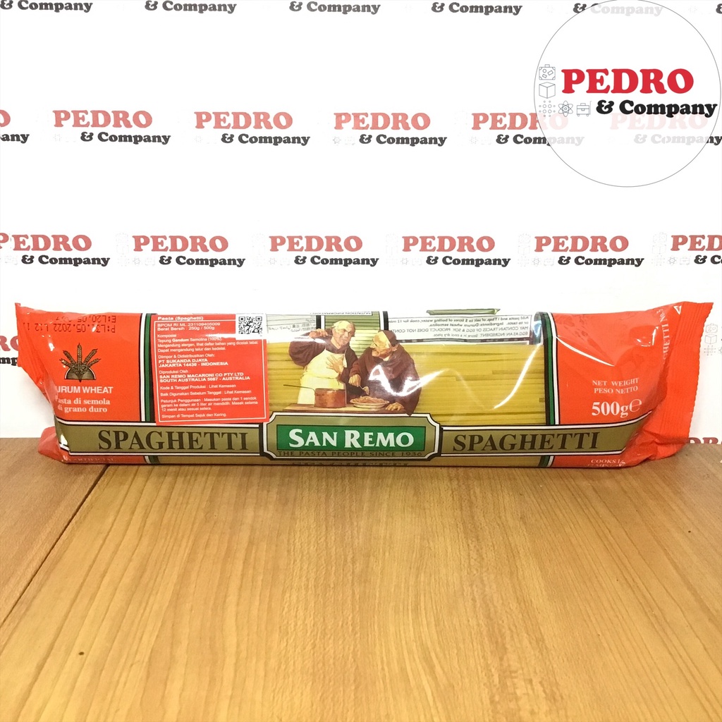 Jual San remo spaghetti 500 gram - spageti pasta kering | Shopee Indonesia