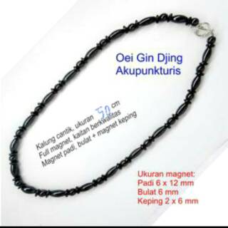 Jual Kalung Magnet Padi Bulat Keping panjang 50 cm | Shopee Indonesia