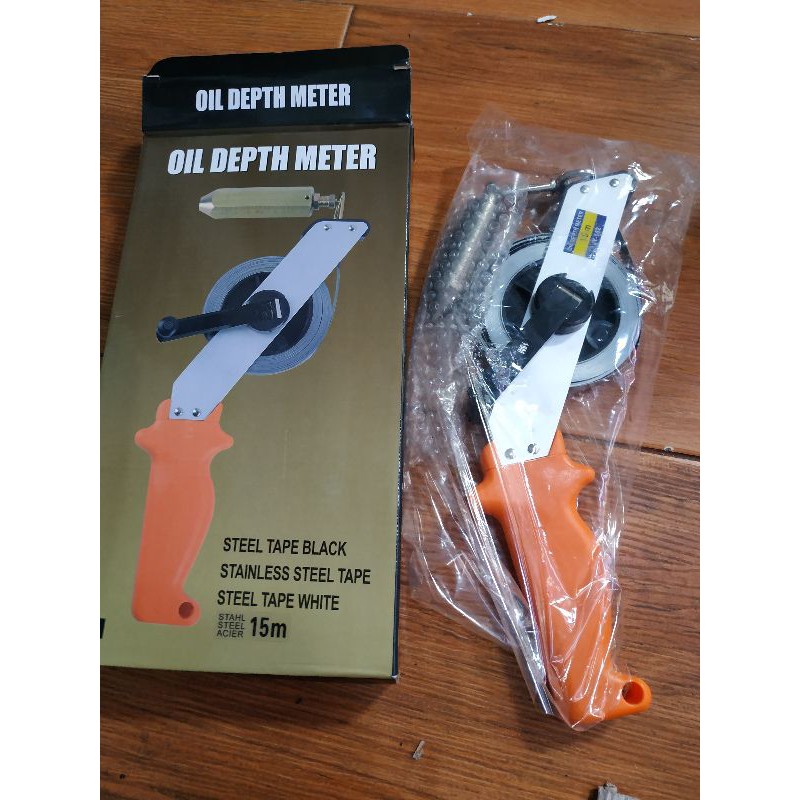 Jual Meteran minyak oil depth measuring richter sounding tape 15 meter ...