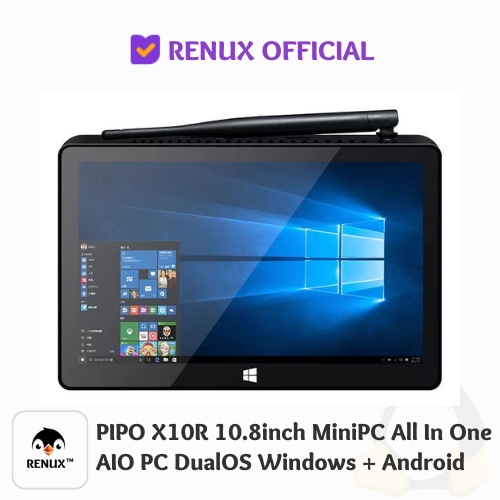 Jual MiniPC PIPO X10R DualOS Windows + Android All In One POS TAB 10.8inch | Shopee Indonesia