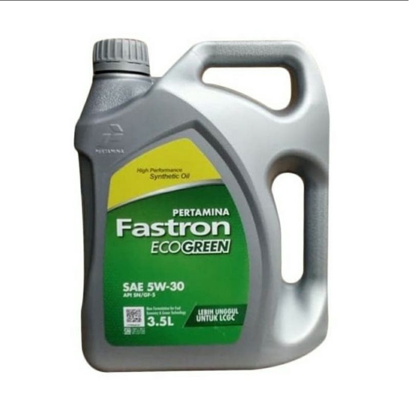 Jual Oli Mesin Pertamina Fastron Ecogreen SAE 5W-30 3.5L | Shopee Indonesia