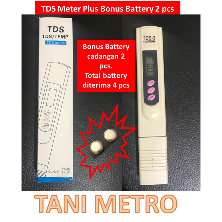 Jual TDS Meter, Water Quality Tester - Mengukur Kualitas air ...