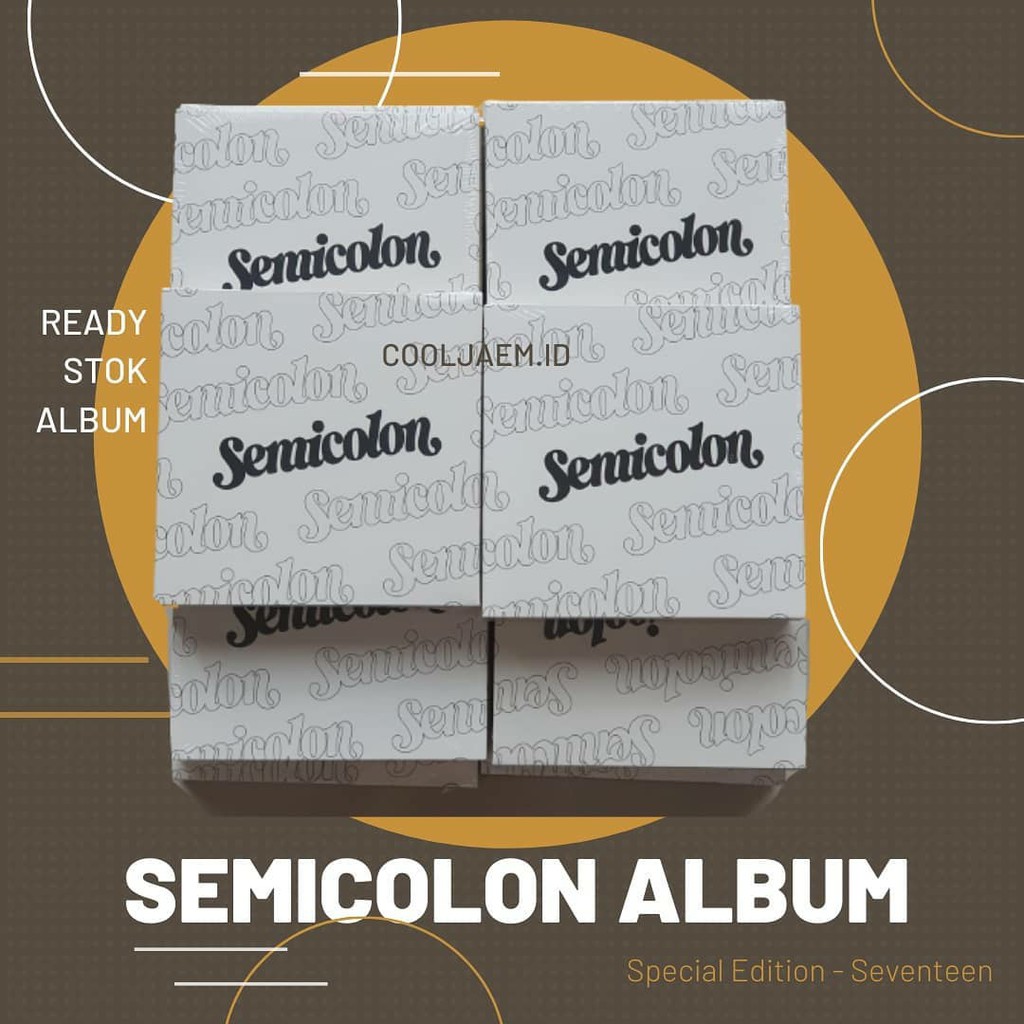 Jual [READY STOCK] Album Seventeen Semicolon + Poster & Freebies (cover ...