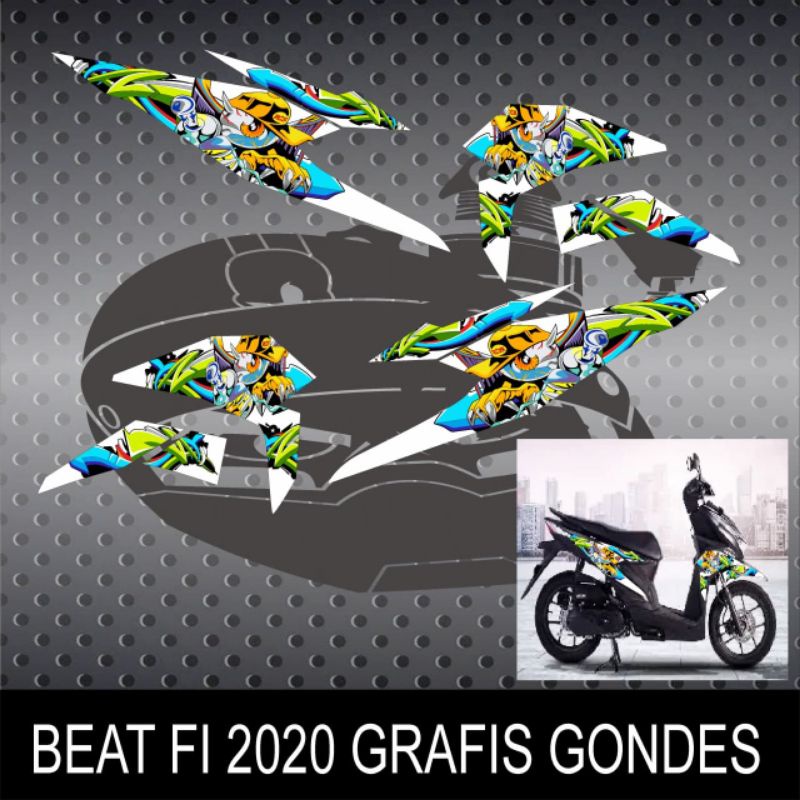Jual stiker striping decal beat F1 deluxe/beat th 2020-2022 Gondes ...