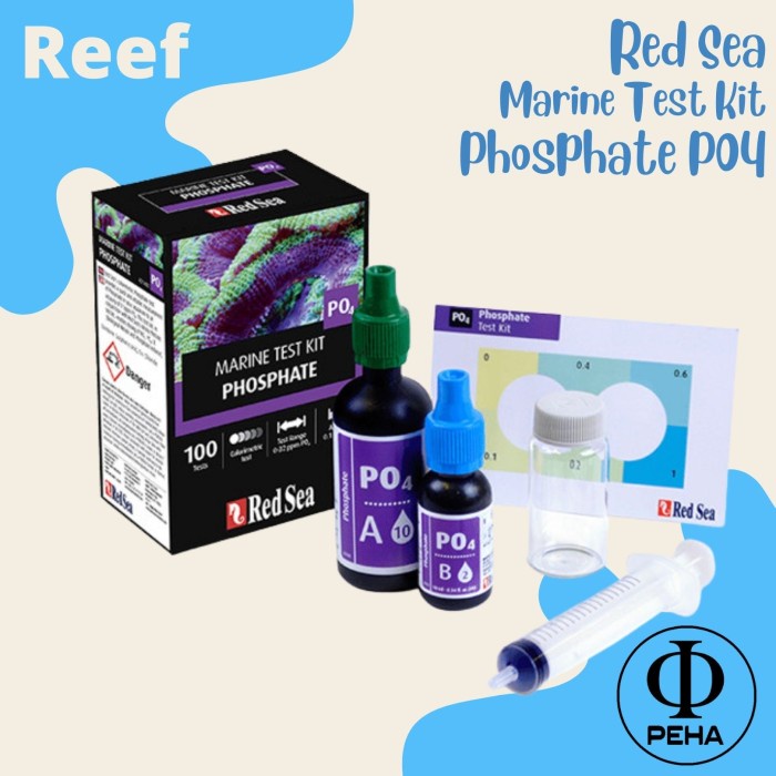 Jual Red Sea Phosphate Marine Test Kit Tes Pospat Air Laut Redsea PO4 ...