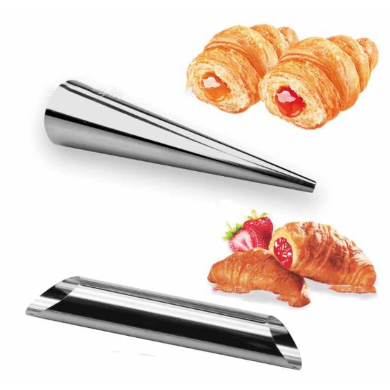 Jual Cetakan Adonan Roti Croissant Bentuk Spiral dan Silinder Model ...