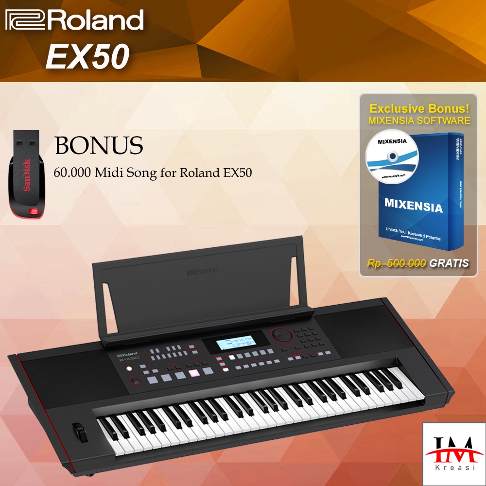Jual ROLAND EX-50 / EX50 / EX 50 / E-X50 / Arranger Keyboard Garansi Resmi | Shopee Indonesia