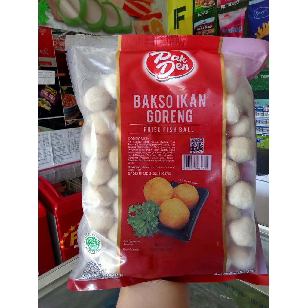 Jual PAK DEN Bakso Ikan Goreng 500Gr | Shopee Indonesia