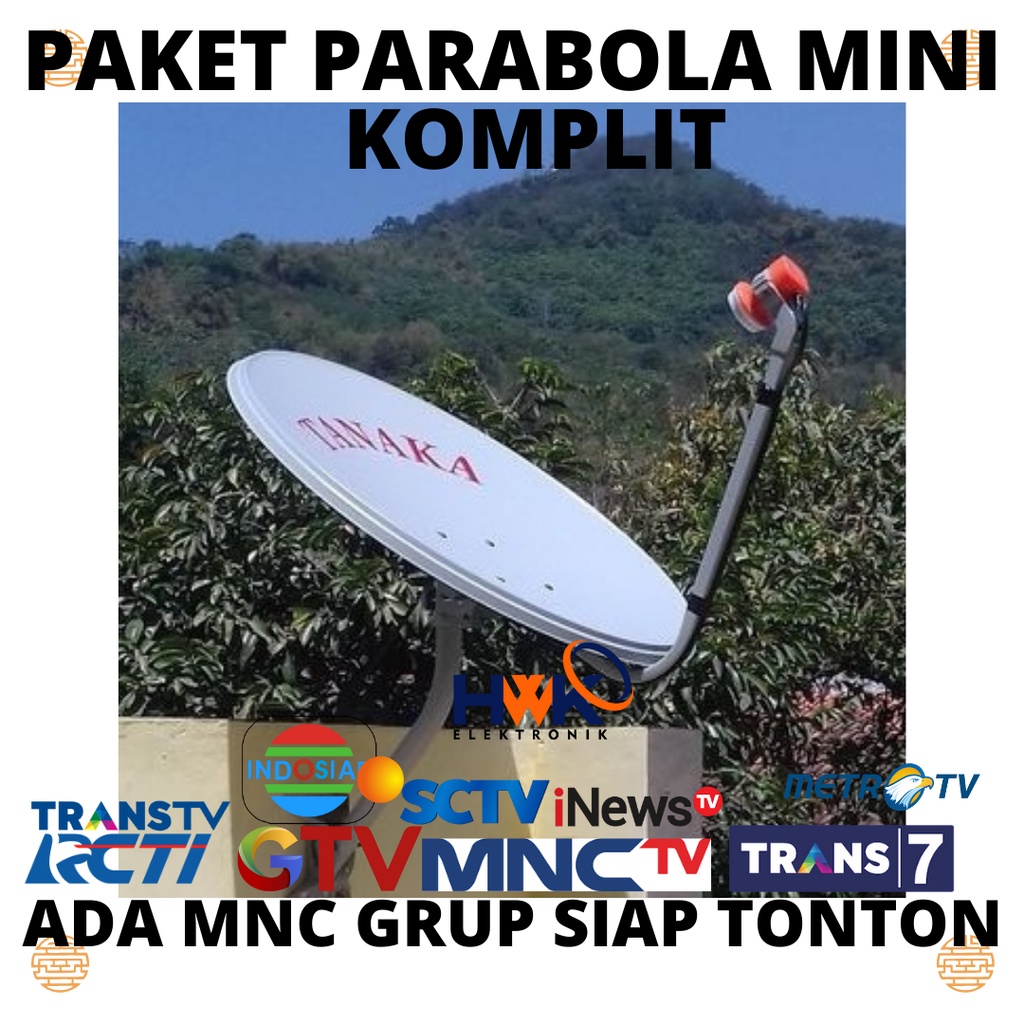 Jual PAKET KOMPLIT PARABOLA MINI MNC GRUP ( RECEIVER BEBAS PILIH ...