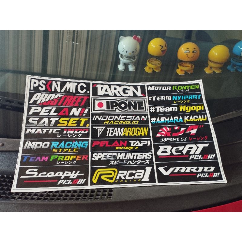 Jual Stiker Pack Racing / Stiker Kata Kata / Stiker Pskmrc / Stiker ...