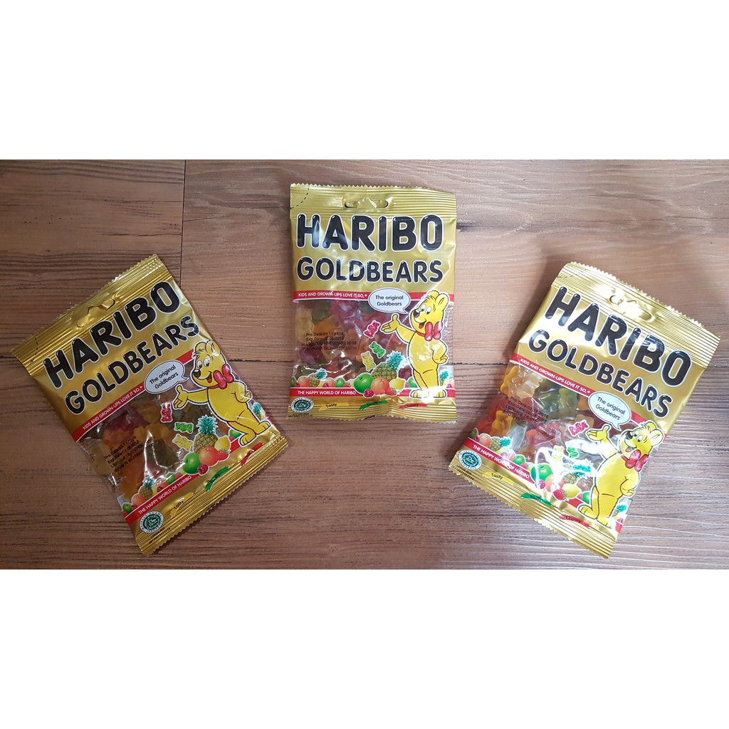 Jual Permen Haribo Goldbears 80 gr - Gummy Jelly Candy | Shopee Indonesia