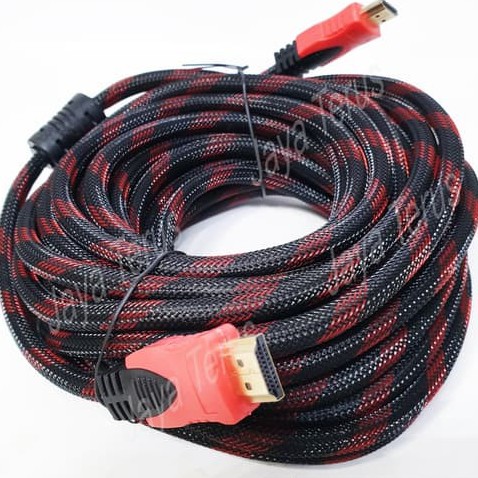 Jual KABEL HDMI 10M SERAT JARING HDMI TO HDMI 10 meter HQ Harga PROMO ...
