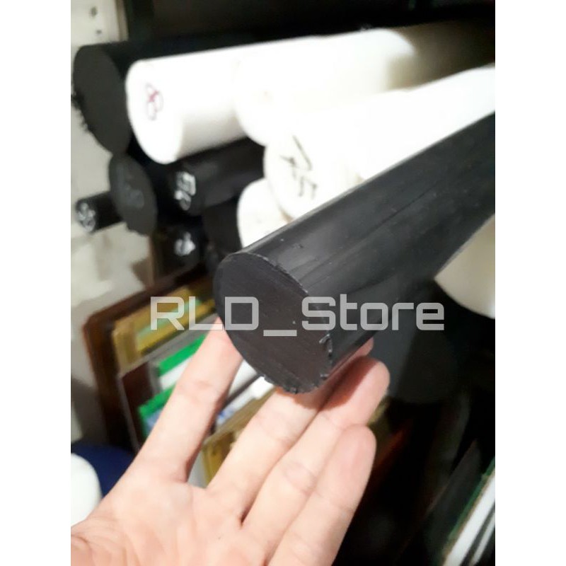 Jual Nylon PE Hitam dia. 15mm x 50cm ( Polyethylene Rod / Batangan ) | Shopee Indonesia