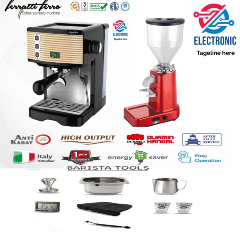 Jual PAKETAN MESIN Ferrati Ferro Fcm 3601+Grinder N500 Electrik ...