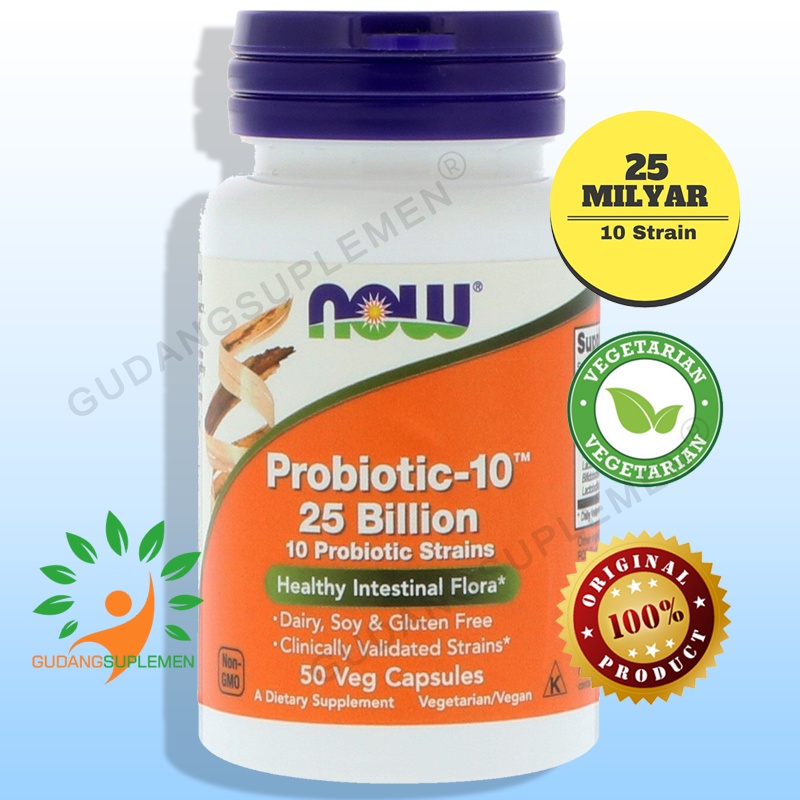 Jual Now Probiotic 10 25 Billion 50 Veg Capsules Probiotik