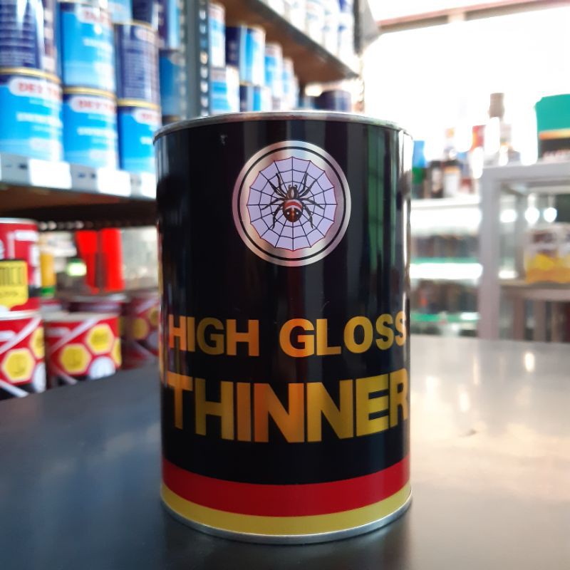 Jual thinner laba laba high gloss hitam 1liter | Shopee Indonesia
