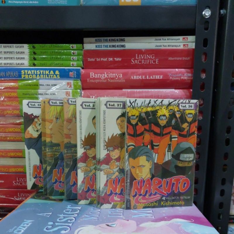 Jual KOMIK ORIGINAL NARUTO MASASHI KISHIMOTO BARU CABUTAN BACA DESKRIPSINYA | Shopee Indonesia