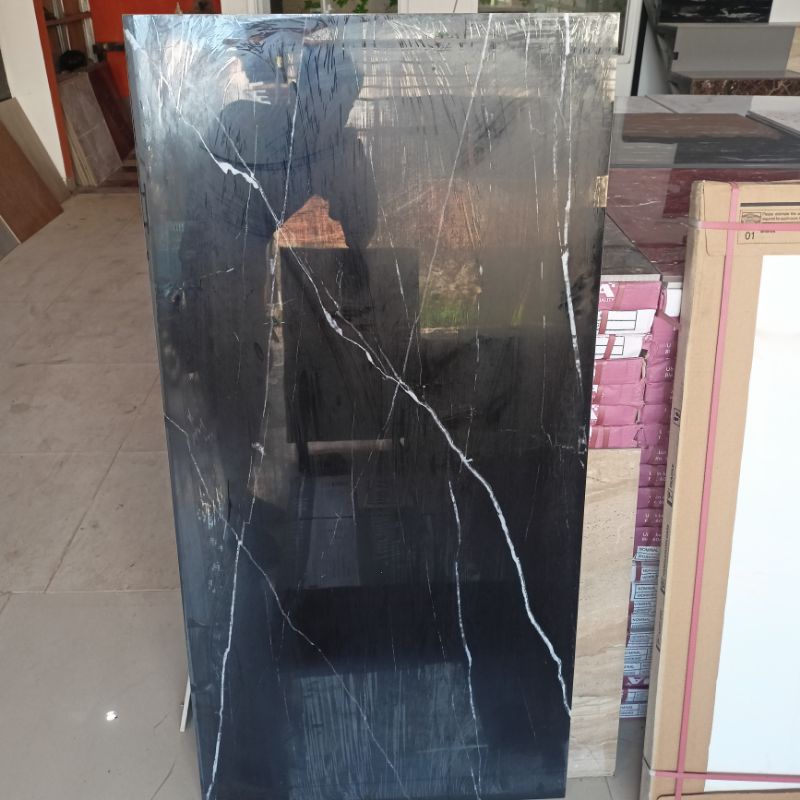 Jual granit lantai 60x120 hitam corak kw 1 | Shopee Indonesia