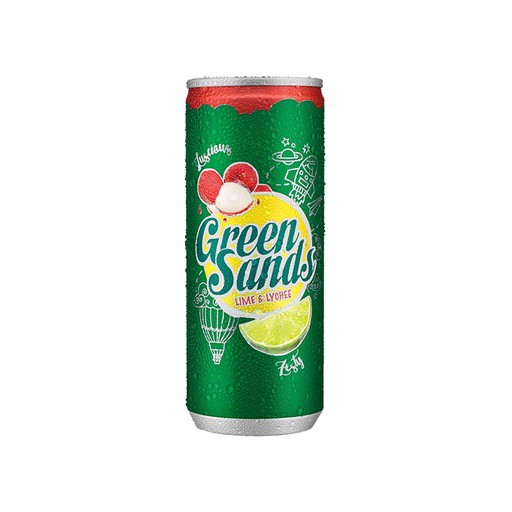 Jual GREENSANDS LYCHEE&LIME KALENG 250ML | Shopee Indonesia