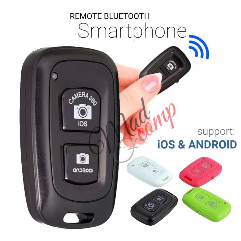 Jual Remote HP Bluetooth Selfie ios Android Smartphone | Shopee Indonesia