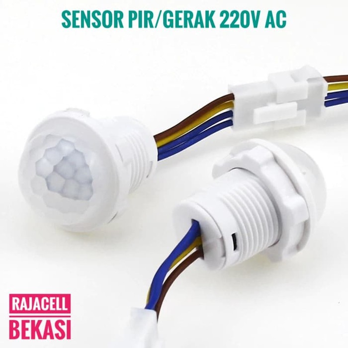 Jual Sensor PIR infrared 220V AC 100W Sensor Gerak Saklar Lampu ...