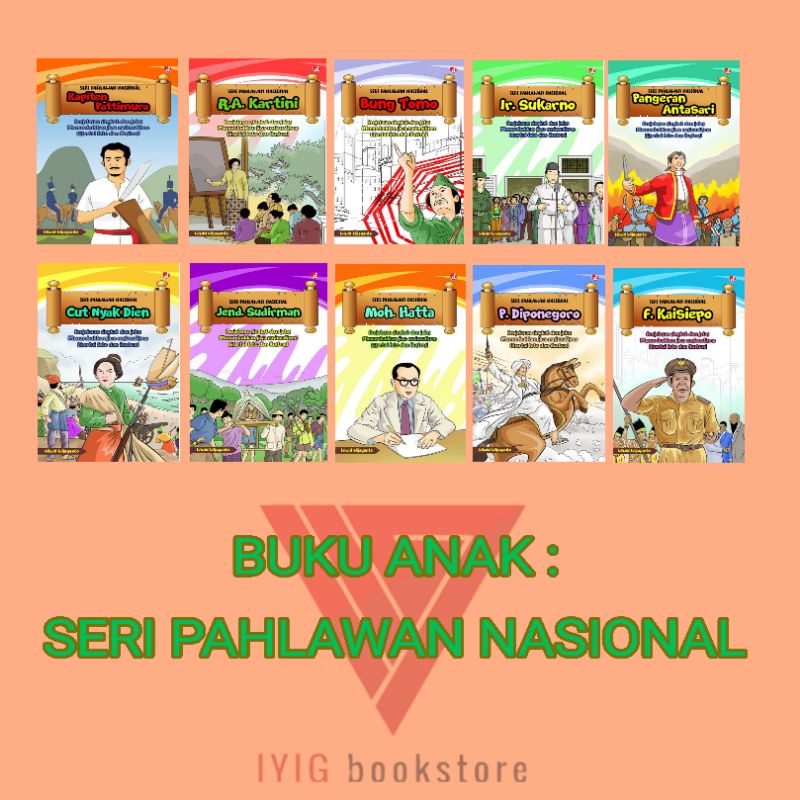Jual paket buku anak murah/seri pahlawan nasional/buku anak ... Jual paket buku anak murah/seri pahlawan nasional/buku anak ...