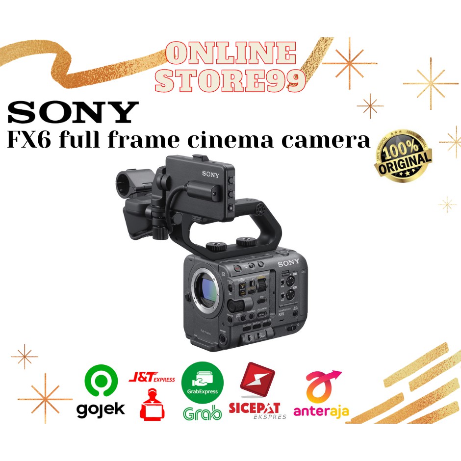 Jual Sony FX6 Full-Frame Cinema Camera original Indonesia|Shopee Indonesia