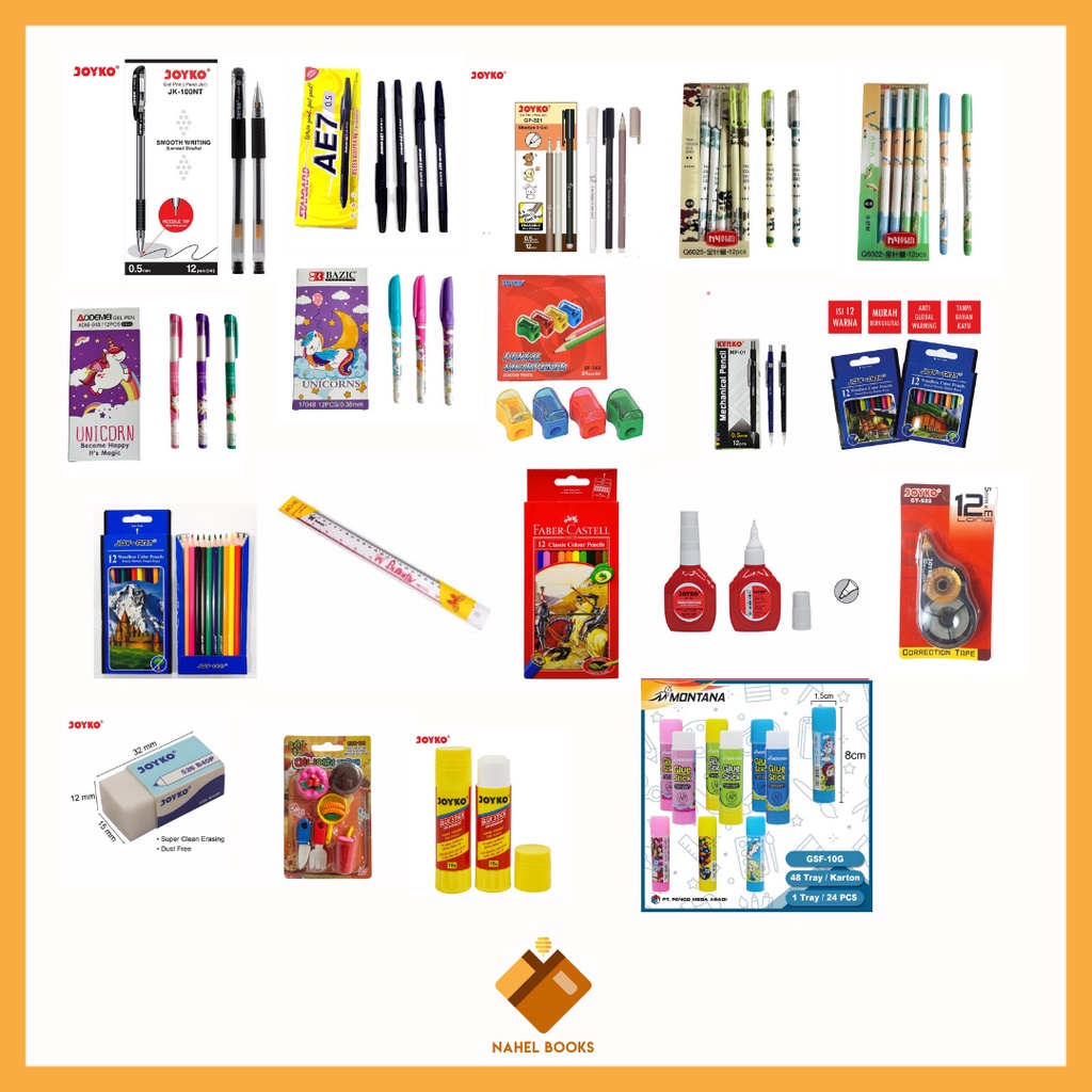 Jual ALAT TULIS KANTOR (ATK) PENGHAPUS, PULPEN, PENSIL, RAUTAN ...