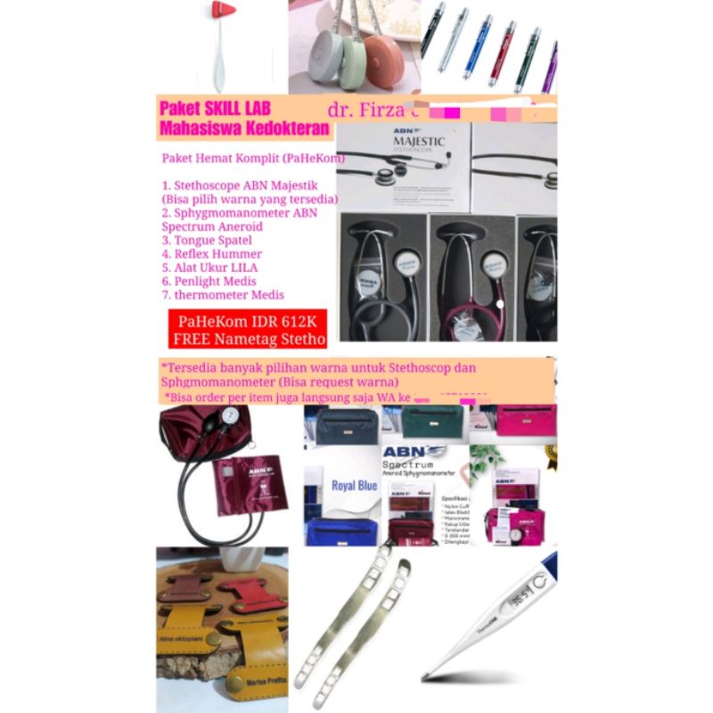 Jual paket Skill Lab komplit Original sesuai Standart mahasiswa ...