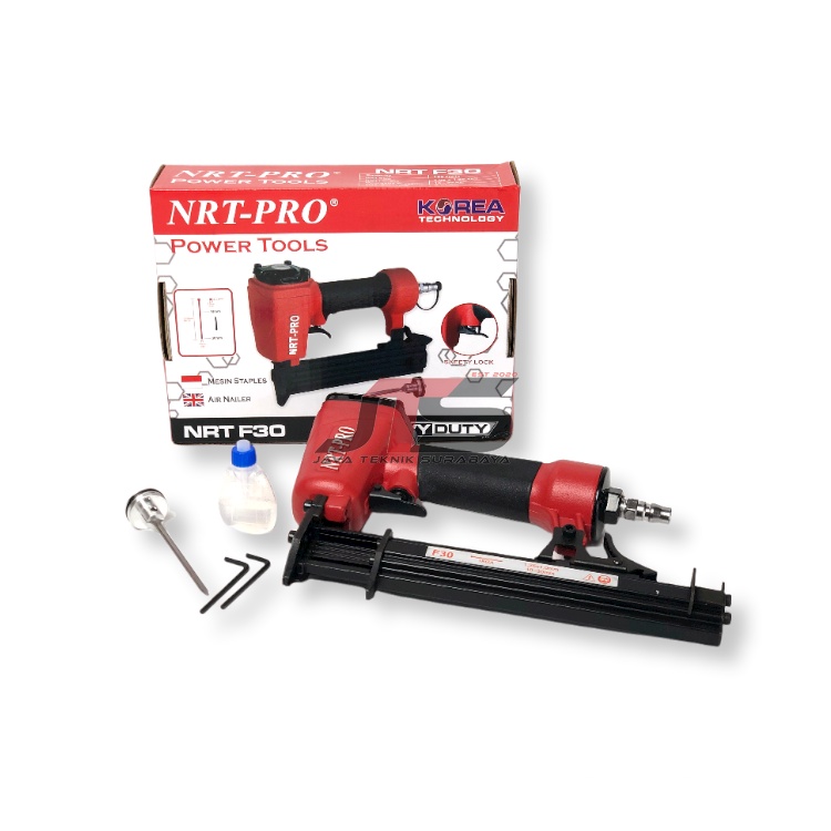 Jual Mesin Paku Tembak Kayu Air Nailer Gun F30 NRT PRO Model Paku Lurus | Shopee Indonesia