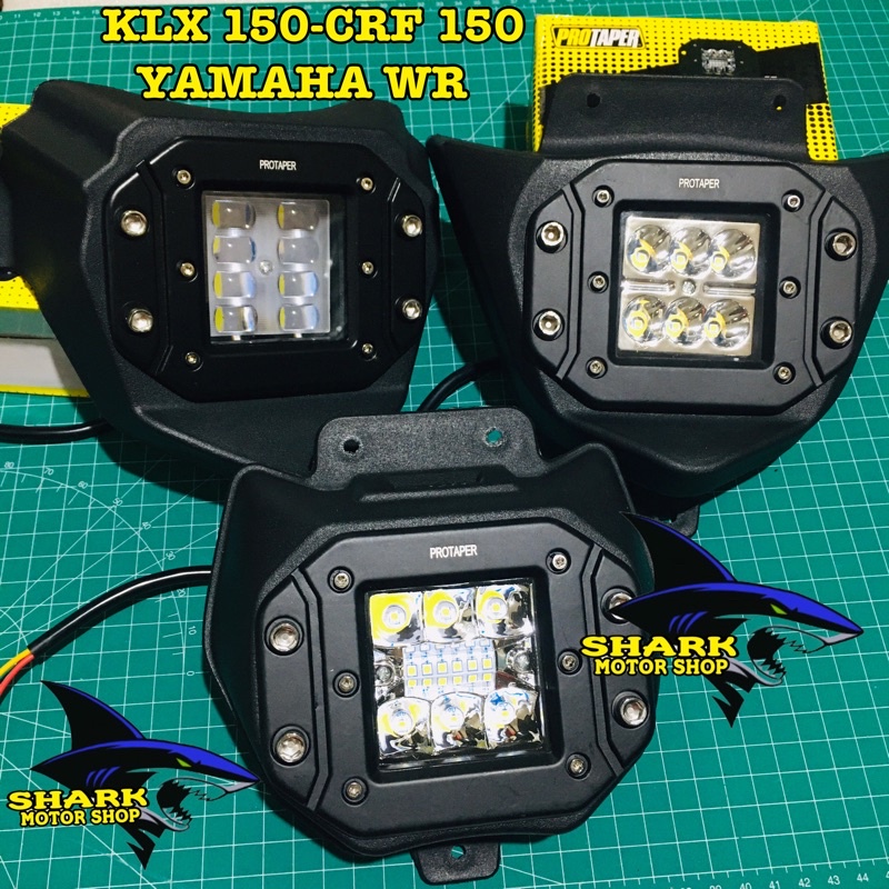 Jual Lampu custom KLX CRF WR LED Batok lampu Lampu depan custom lampu ...