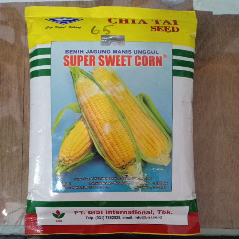 Jual Benih jagung manis Super sweet Corn chia tai seed Cap kapal terbang | Shopee Indonesia