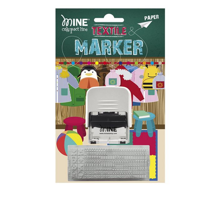 Jual Mine Stamp Textile Marker Compact | Shopee Indonesia