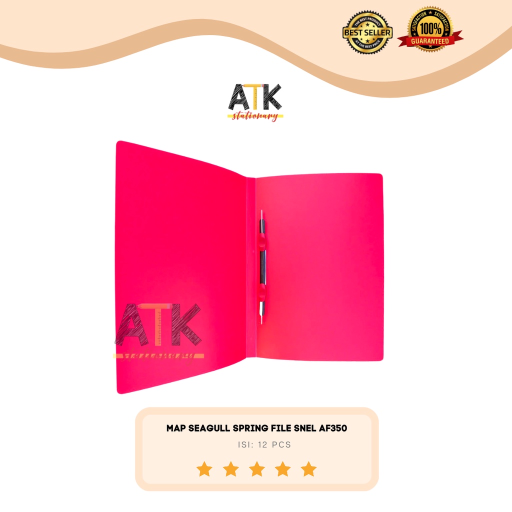 Jual Spring File Seagull AF350 Snel / Map Plastik Seagul AF350 atk ...