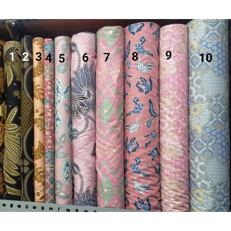 Jual Bahan Batik Batu Raden Primisima / Kain Batik Katun Gusti Buwono Per 1/2meter = 50 cm = 0,5 ...