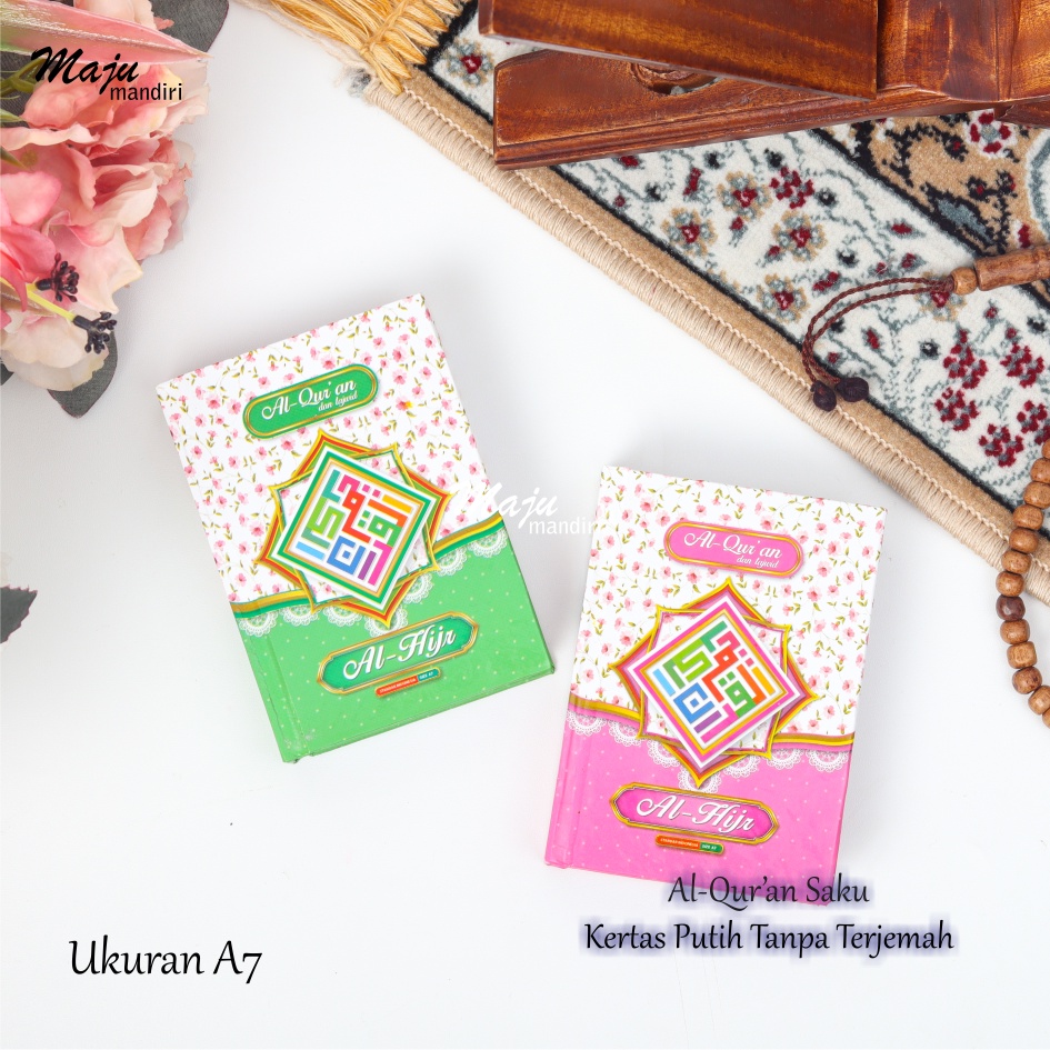 Jual MAJU MANDIRI SUKAMAJU alquran saku kertas putih tanpa terjemah ...